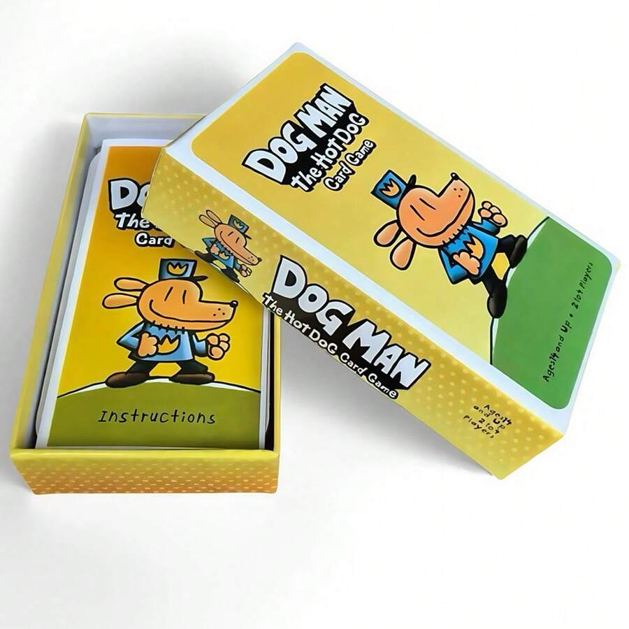 Dog Man Card Game For Families And Friends The Hot Dog Card Game Board ...