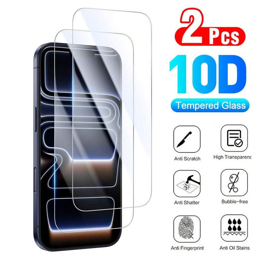 2 Stücke gehärtetes Glas Bildschirmschutz, hochauflösender kratzfester ...