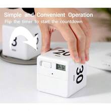 Kitchen Cube Timer, Timer ADHD Productivity Workout Flip Classroom ...