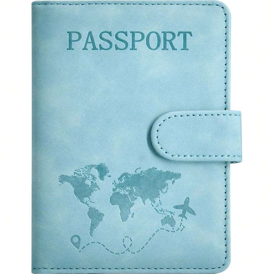 Passport Holder, Passport Cover With Credit Card Slot And Boarding Pass ...