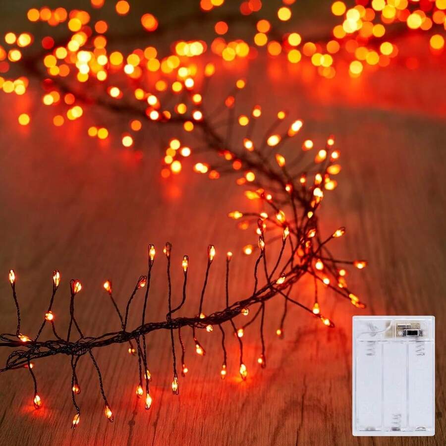 Fairy Lights Battery Operated, 10Ft 120 LED Firecracker String Lights ...