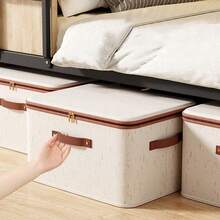 Aimall Large Storage Bins With Lids - Front Opening Fabric Storage Bins ...
