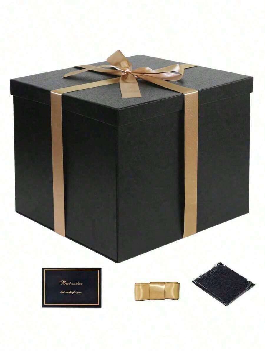 Xiaodan Back Toschool Large Box , Black Box Gifts, Birthday Box, Box ...
