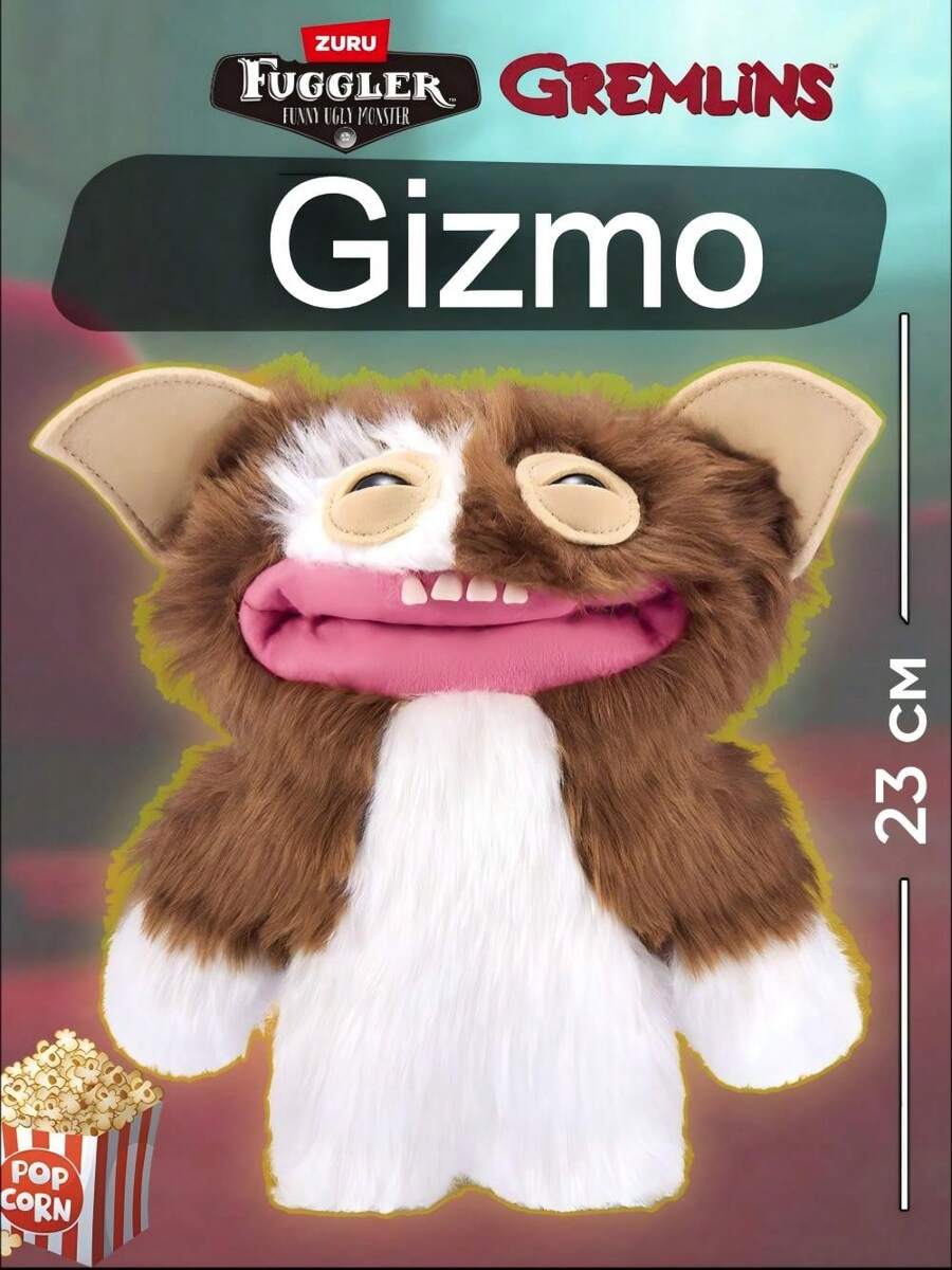 ZURU Fuggler X Gremlins Official Gizmo & Stripe 9" Plush Toy, Funny ...