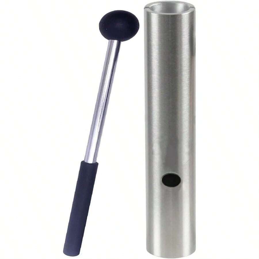 TUOREN Aluminum Wah Tube With Beater Mallet Wah Percussion Instrument ...