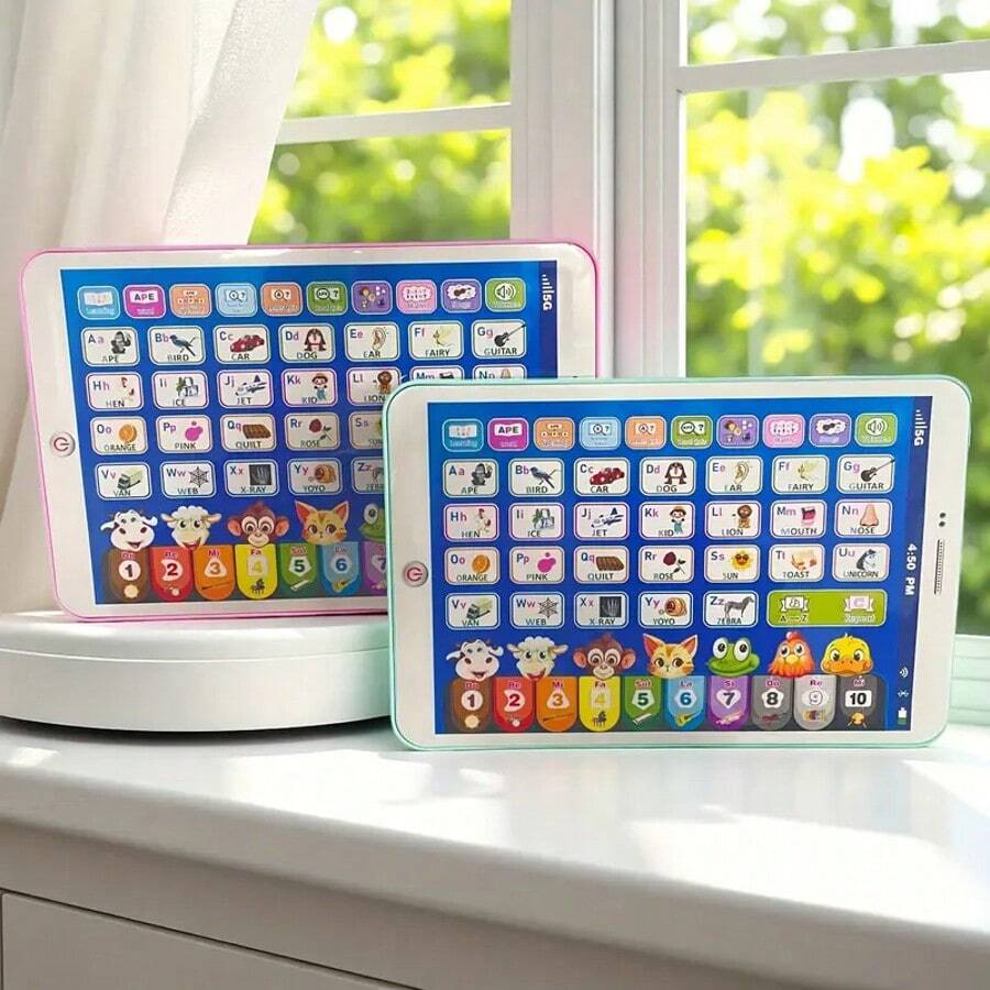 Interactive Learning Tablet - All-In-One Alphabet, Numbers, Music, And ...