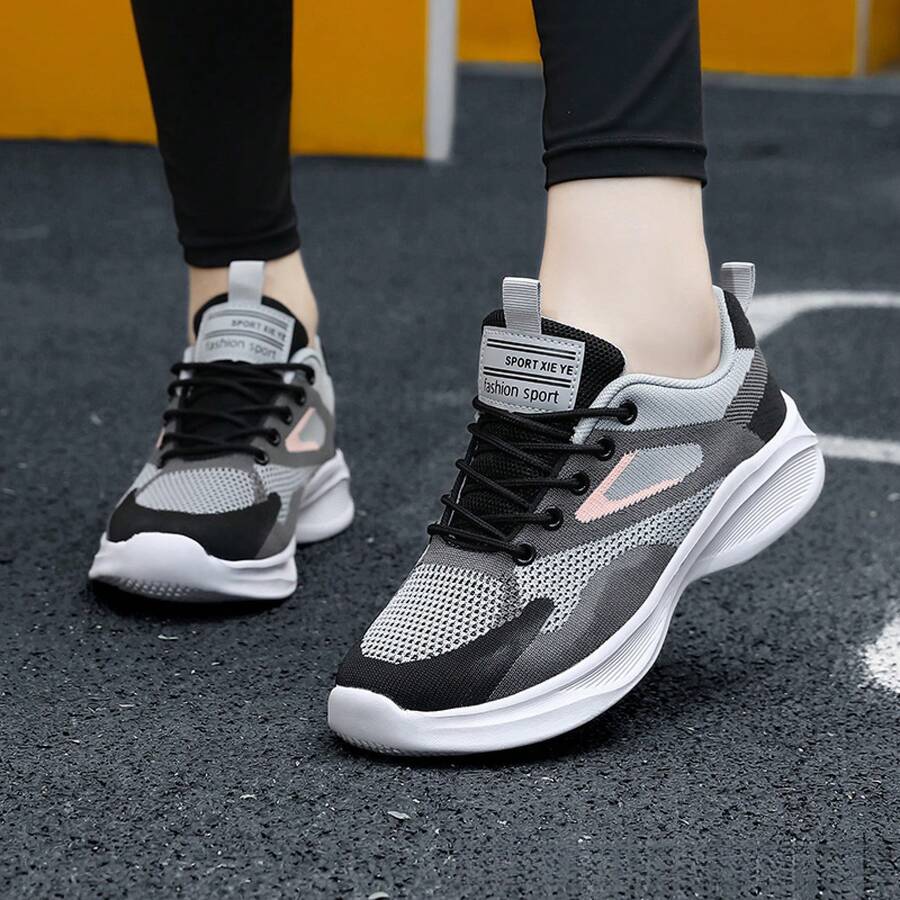 New Women's Shoes Fly Woven Surface EVA Light Sole Lightweight Fashion ...