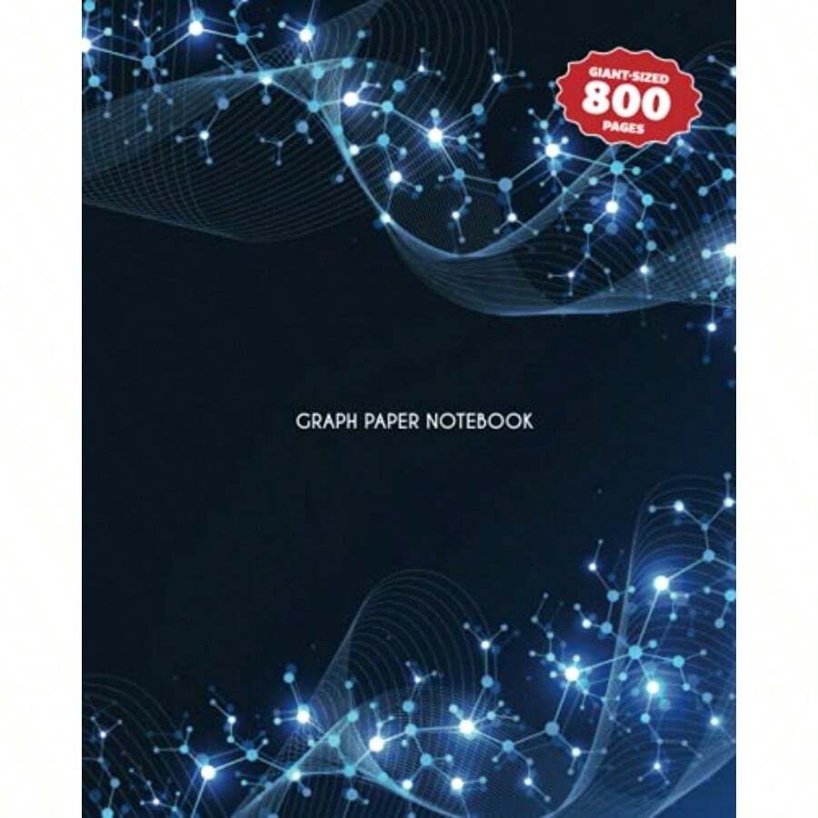 Giant Graph Paper Notebook: Quad Ruled 5x5 Graph Paper Composition ...