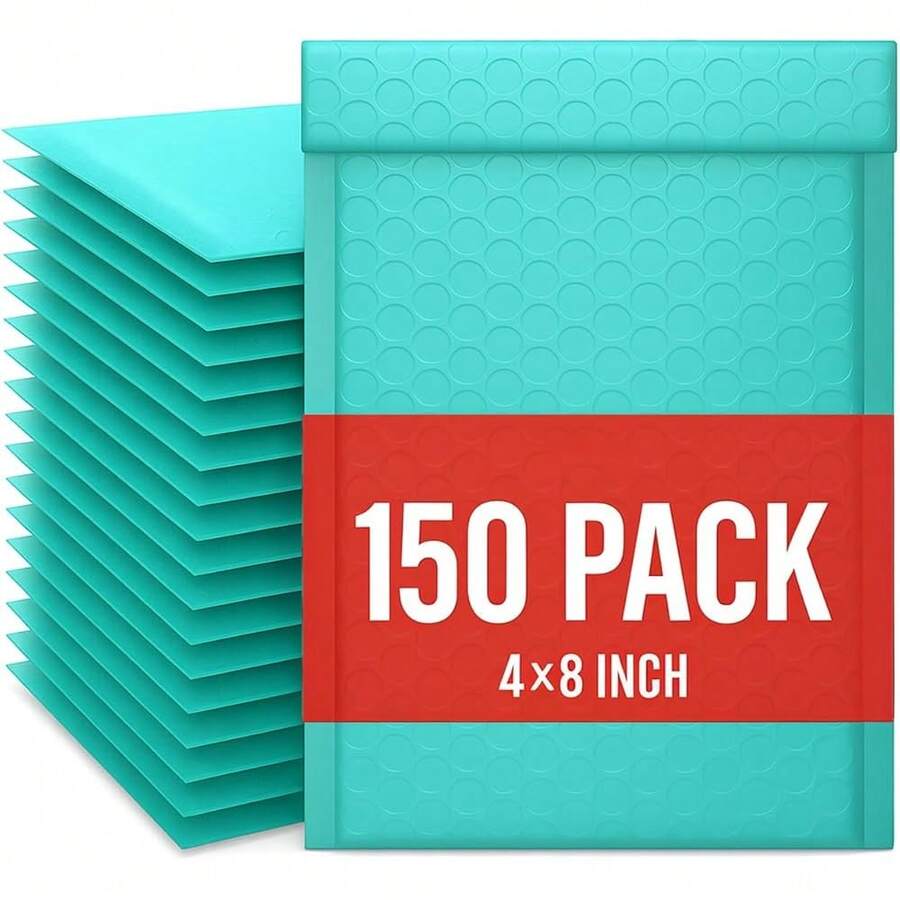 30 Pack 8.5x12" Poly Bubble Mailers, White Self Seal Padded Envelopes ...