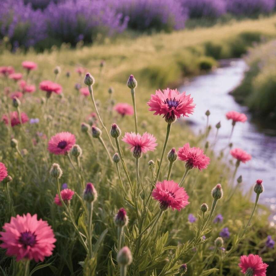 100 Pcs Cornflower Seeds Garden Flower Seeds For Window Box Planting ...