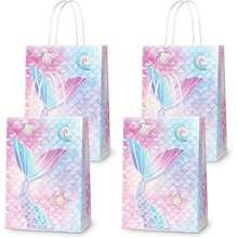 4/8/12/24Pcs Gradually Changing Mermaid's Tail Party Gift Bags Are ...