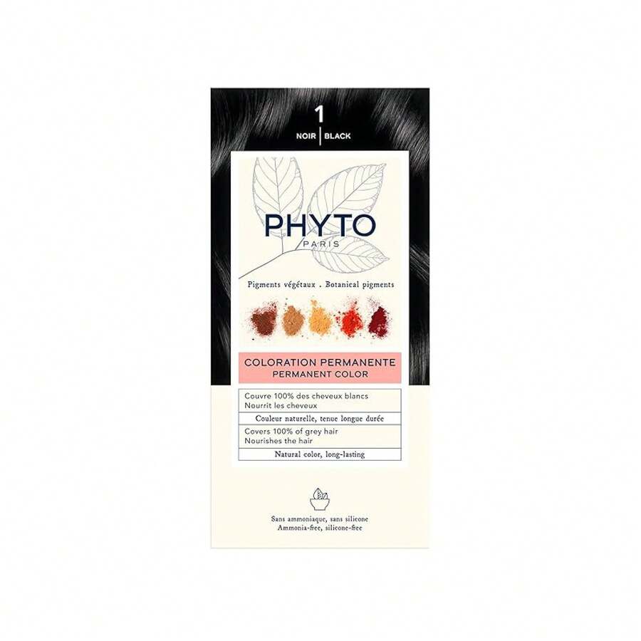 PHYTO Phytocolor Permanent Hair Color With Botanical Pigments, 100% ...