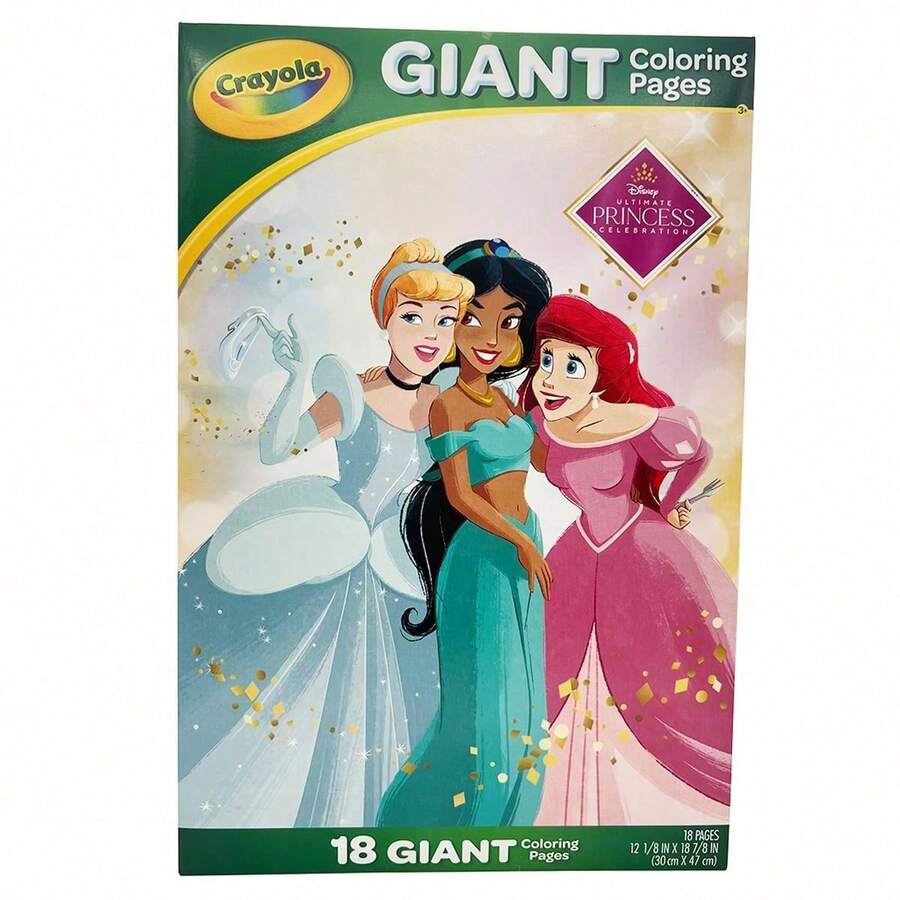 Crayola Crayola Disney Princess Giant Coloring Pages, 12" X 18.5 ...