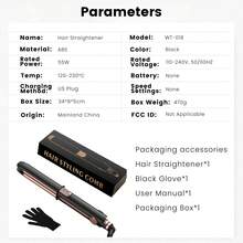 UKLISS Multi-Functional Hair Straightener Clip | Curling Iron ...