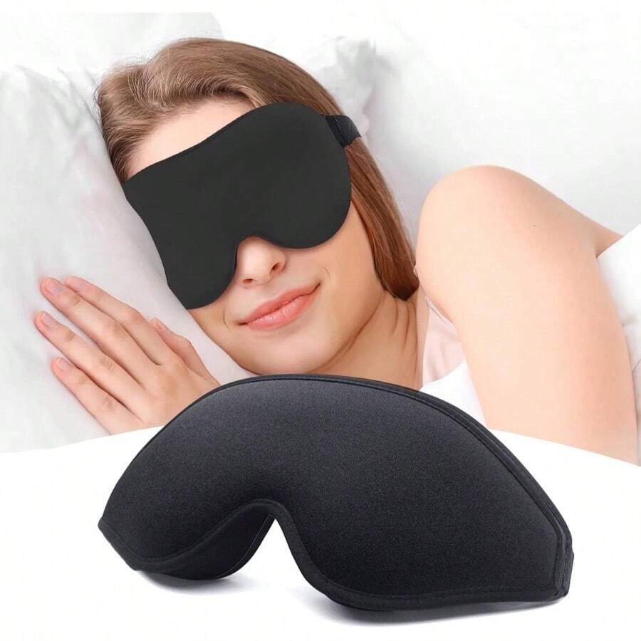 Sleep Eye Men Women, 3D Eye Sleeping, Light Blocking Zero Eye Pressure ...