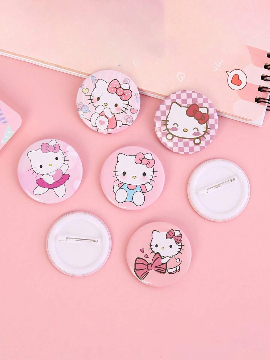 Sanrio Hello Kitty Brooch, Cute Cartoon Character Brooch, Sweet ...