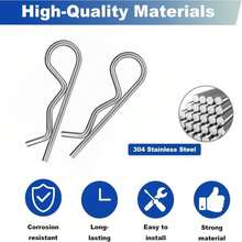 Jjssnower Cotter Pin, Reusable Trailer Hitch Cotter Pins, Premium Hitch ...