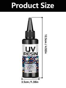 Kit de résine UV 60ml/120ml/180ml/240ml/300ml, faible odeur, résine ...