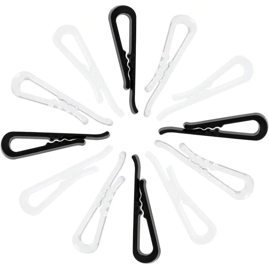 Mini Skater U Shape Plastic Alligator Clips For Ties Socks Pants Shirt ...