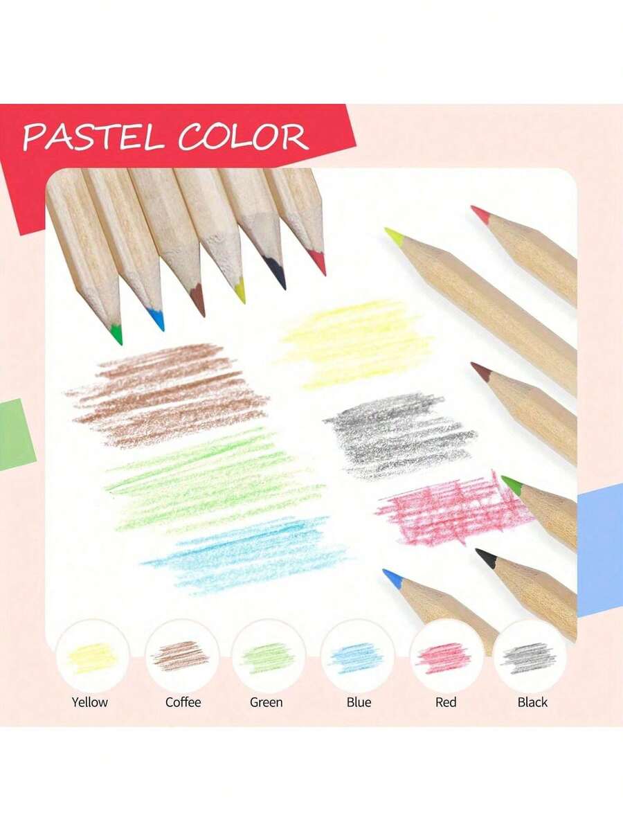 10pcs/Set Mini Colored Pencils, 3.5 Inch - Portable Pocket Pencils ...