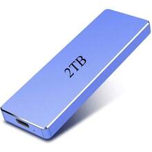 2TB Portable External SSD, External Hard Drive 2tb Solid State Drive ...