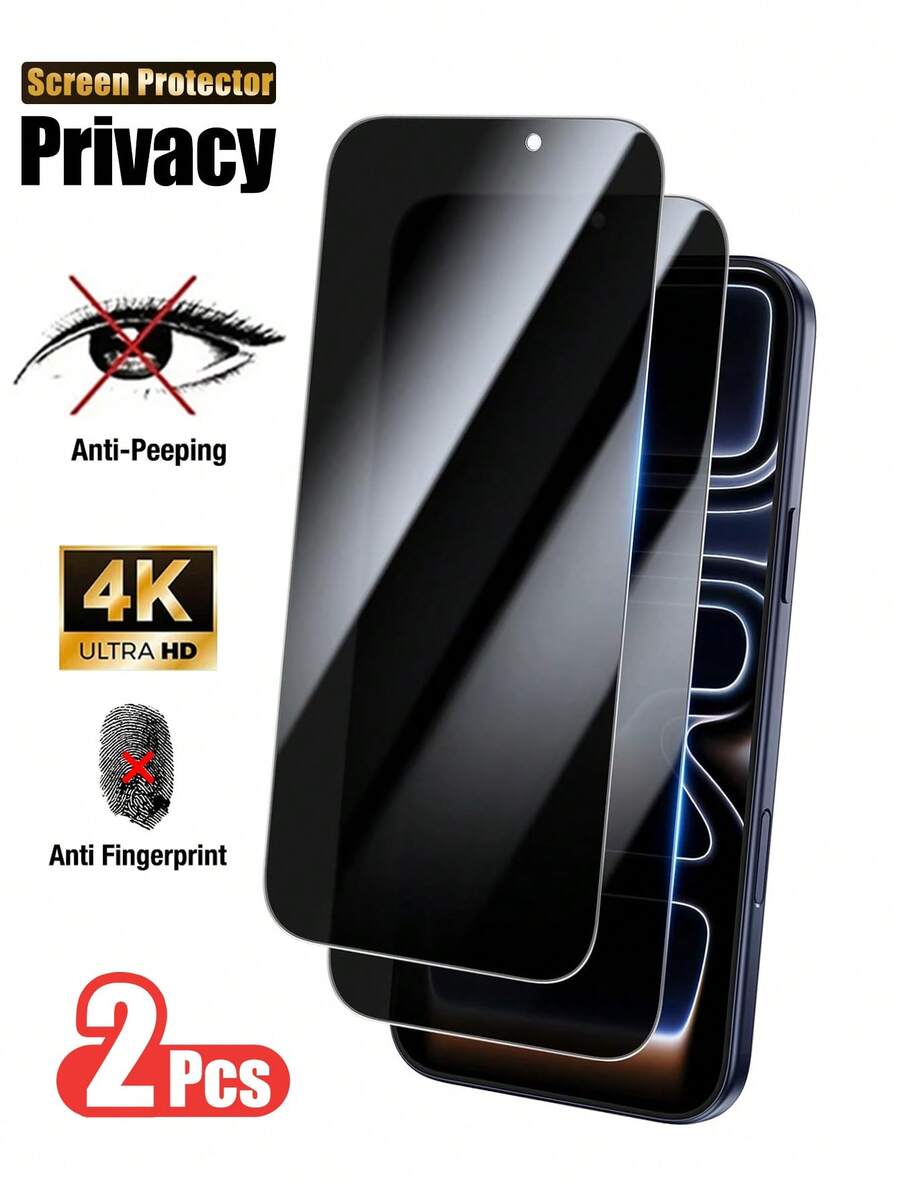 2 Stücke Datenschutz Anti-Späh gehärtetes Glas Bildschirmschutz ...