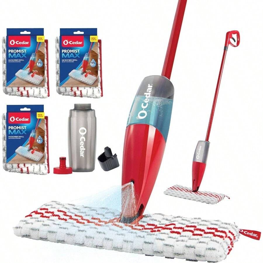 ProMist Spray Mop, PMM With 3 Refills, Red | SHEIN South Africa