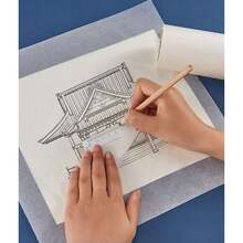 18in 44cm Wide Tracing Paper Roll White High Transparency Clear Ink ...