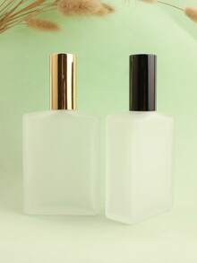 1pc/3pcs Flat Square 100ml Frosted Refillable Perfume/Toner Spray ...