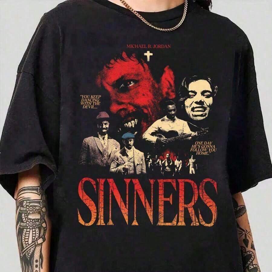 Sinner Movie 2025 Shirt Dancing With Devil Aesthetic Movie 2025 Horor ...