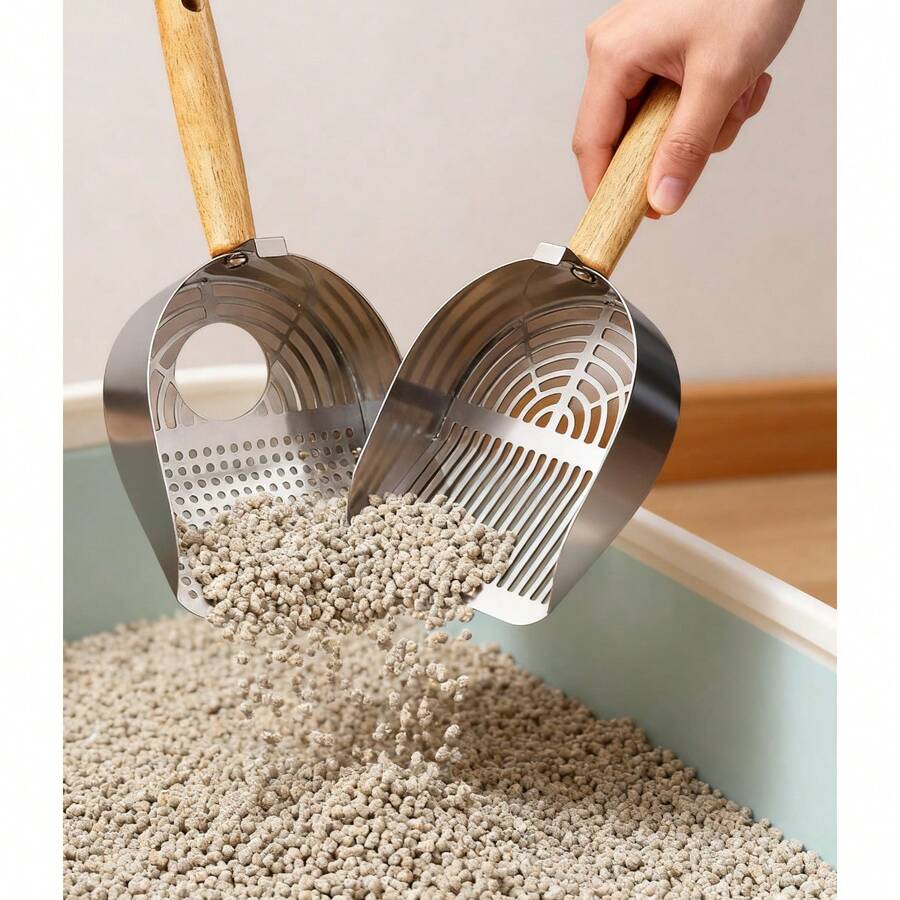 3pcs Cat Litter Scoop, Cat Poop Scoop, Stainless Steel Shovel, Special ...