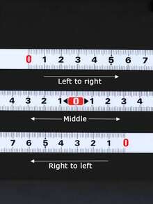 1pc Self-Adhesive Metal Ruler - High Precision 10mm, No Laser, Suitable ...