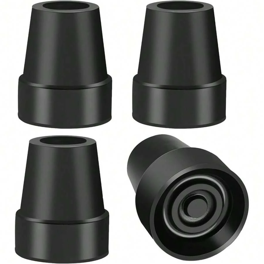 Heavy-Duty Crutch Tips - Premium Rubber Replacement Pads For Canes ...