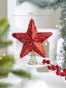 Estrella de cinco puntas de espuma (Decoración para la cima del árbol ...