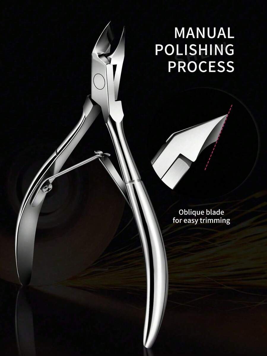 Professional Cuticle Care Tools Set, Ultra-Sharp Cuticle Nipper ...