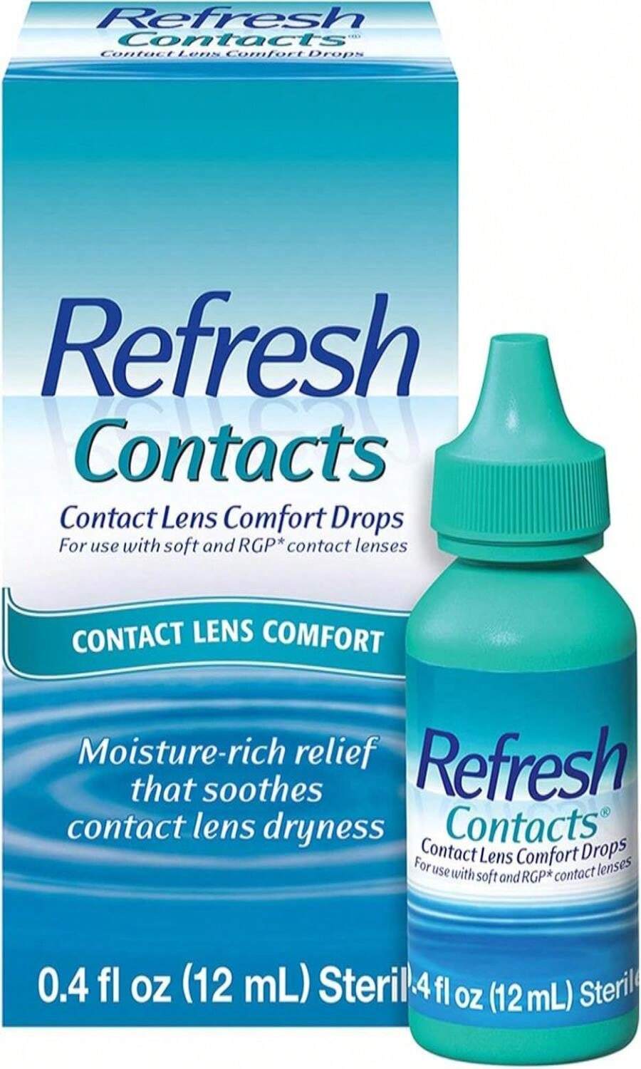 Refresh Contacts, Eye Drops For Dry Eyes, Contact Lens Comfort, 04 Fl ...