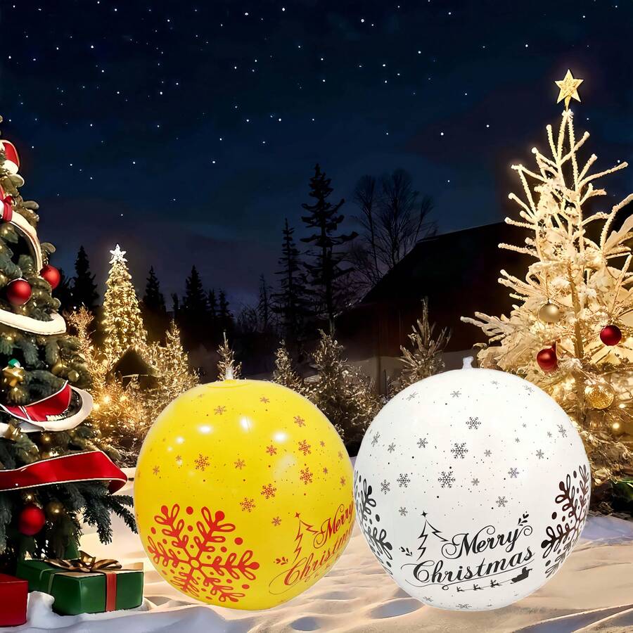 PVC Inflatable Christmas Ball Decorations, Suitable For Indoor And ...