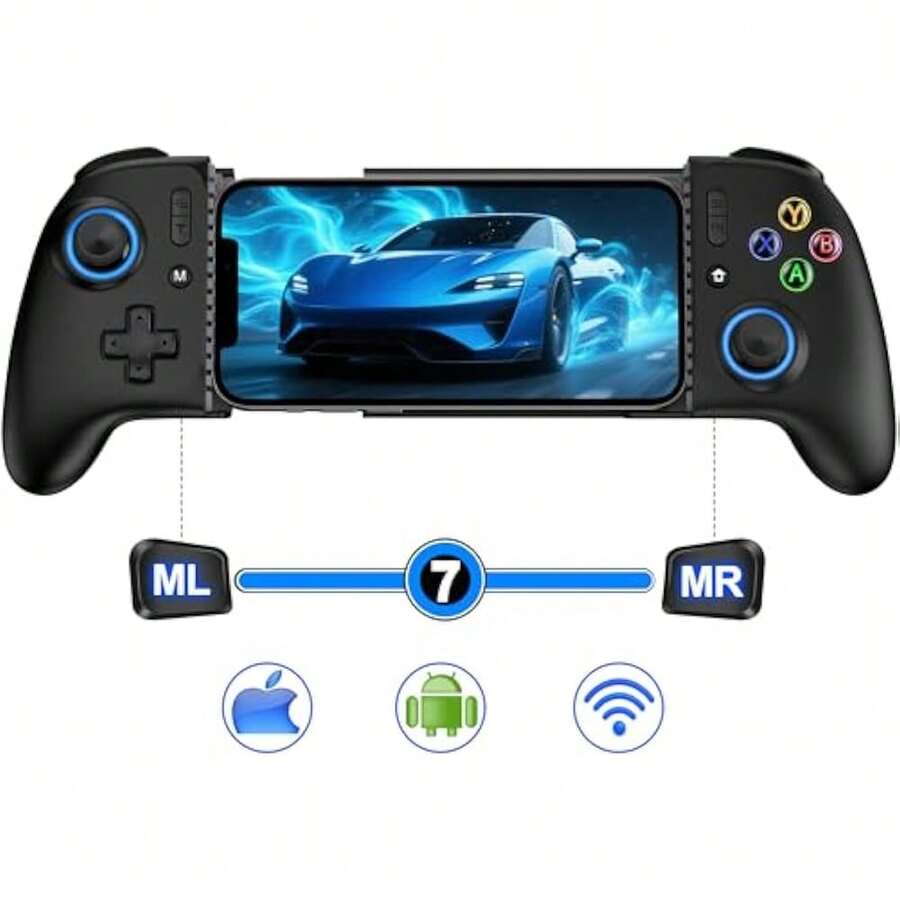 Mobile Gaming Controller, Phone Controller For /Android, Hall Joystick ...