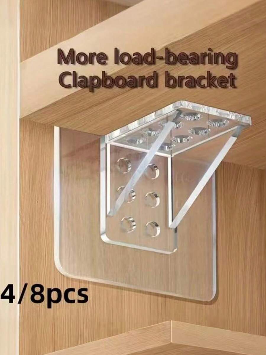 4/8 pezzi Sistema di supporto per scaffali robusto - Installazione ...