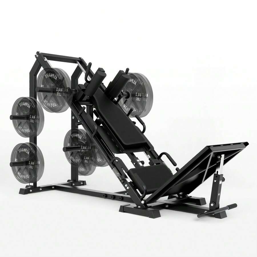 4 In 1 Leg Press Hack Squat Machine Combo, Professional Adjustable Leg ...