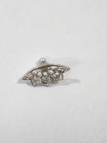 1pair Boho Helix Earring Geometric Lotus Flower Hidden Helix Piercing Cartilage Bohemian Silver ...