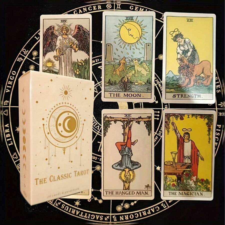 1PC Board Game Cards : 78 Classic Divination Cards With Beginner's ...