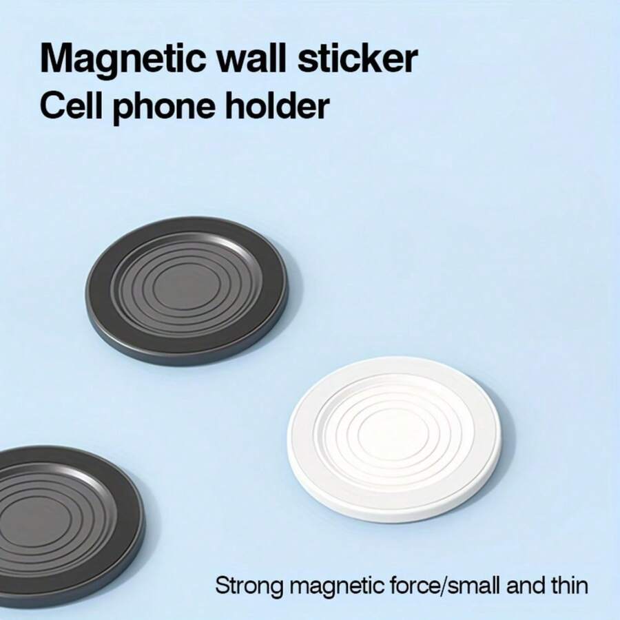 Universal Magnetic Wall Mount And Car Phone Holder – Easy Stick-On Iron ...