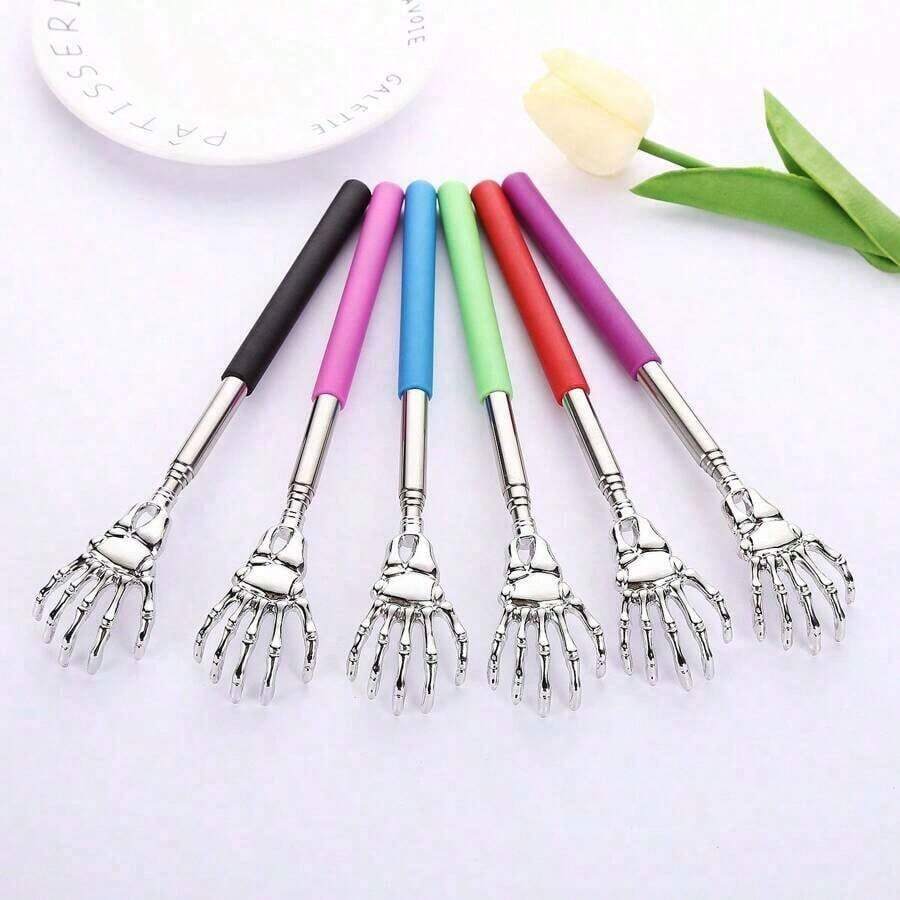 1PC Extendable Back Scratcher, Stainless Steel Portable Telescopic ...