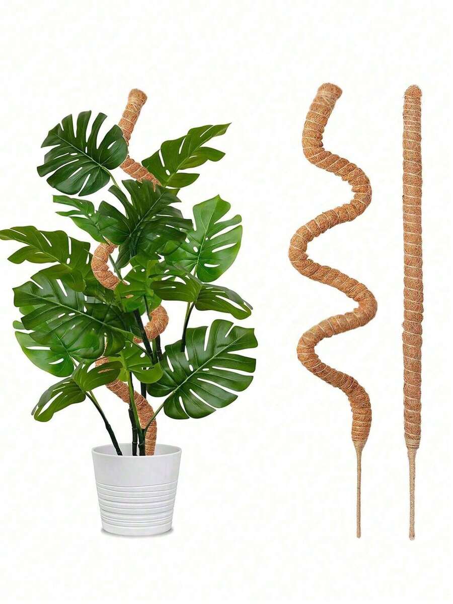1pc Turtle Shell Bamboo Moss Pole, Adjustable Plant Support , Indoor ...