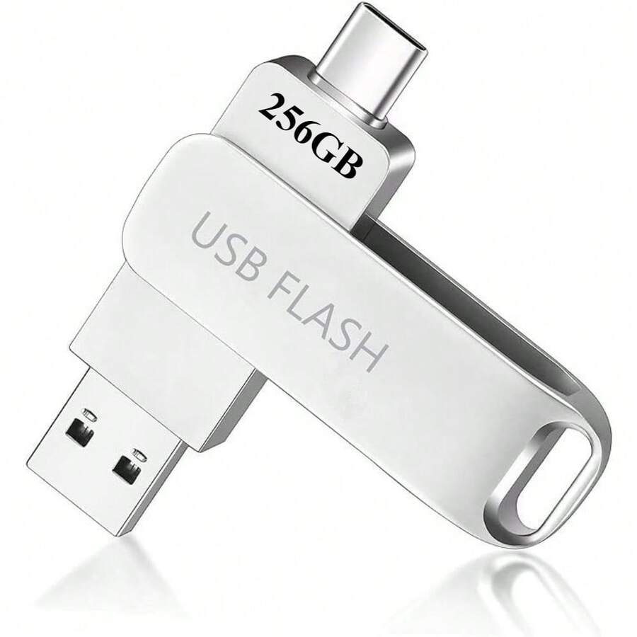2-In-1 USB Flash Drive 128GB 256GB USB 2.0 High Speed U Disk, 256gb ...