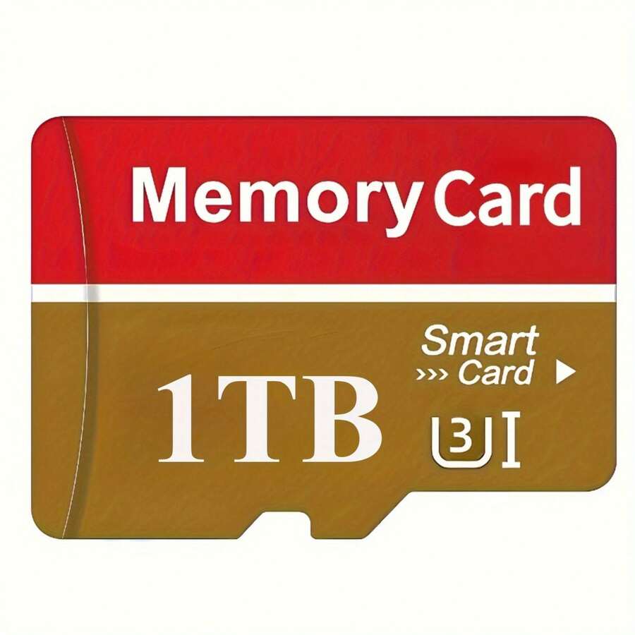 1TB Micro SD Card With Adapter 1024GB Memory Card 1TB High Speed Mini SD Card Class 10 TF Card ...