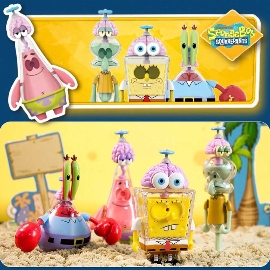 SPONGEBOB SpongeBob SquarePants-Flying Brain Blind Box Genuine ...