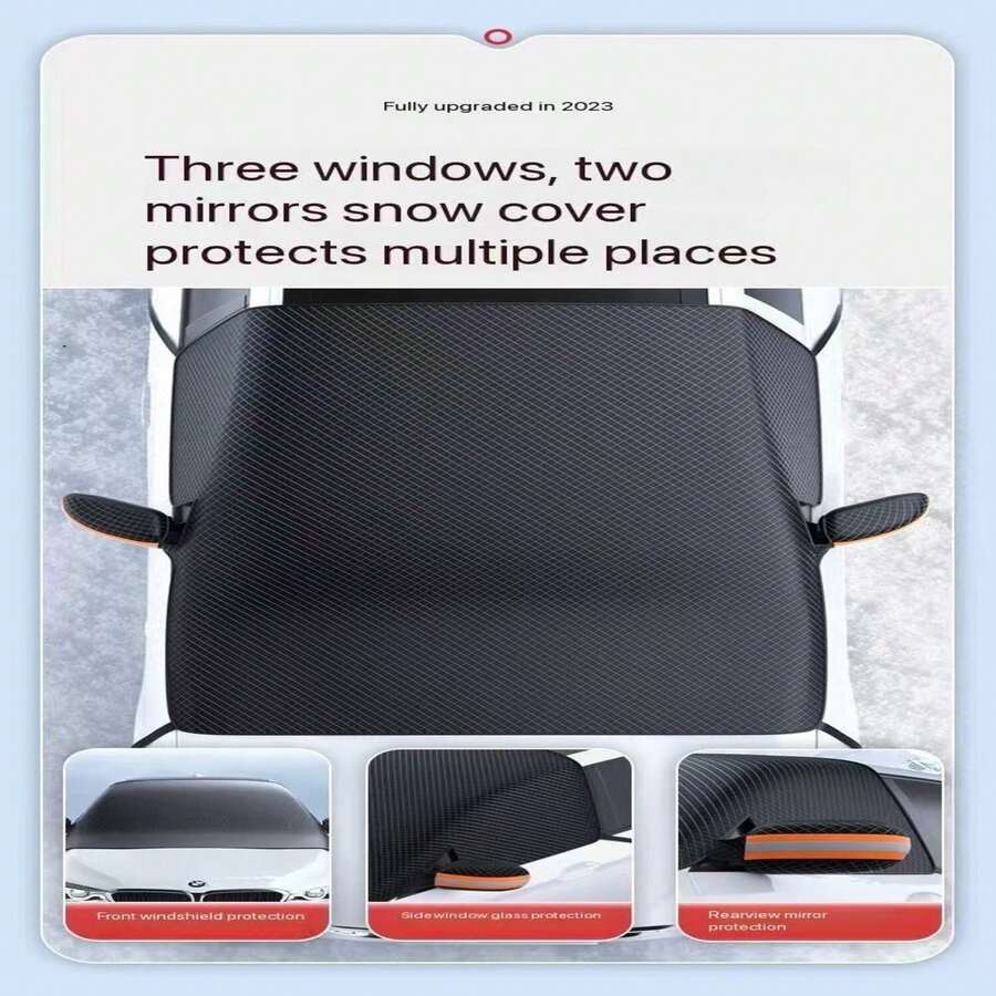 Magnetic Car Windshield Sun Shade - Thick Oxford Cloth, Anti-Freeze Sun ...