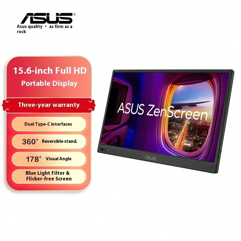 ASUS ASUS Portable Monitor MB169CK-ASUS ZenScreen MB169CK Portable USB ...